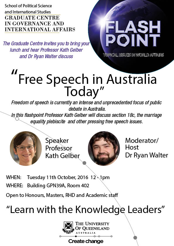 FlashPoints - School of Political Science & International Studies - University of Queensland